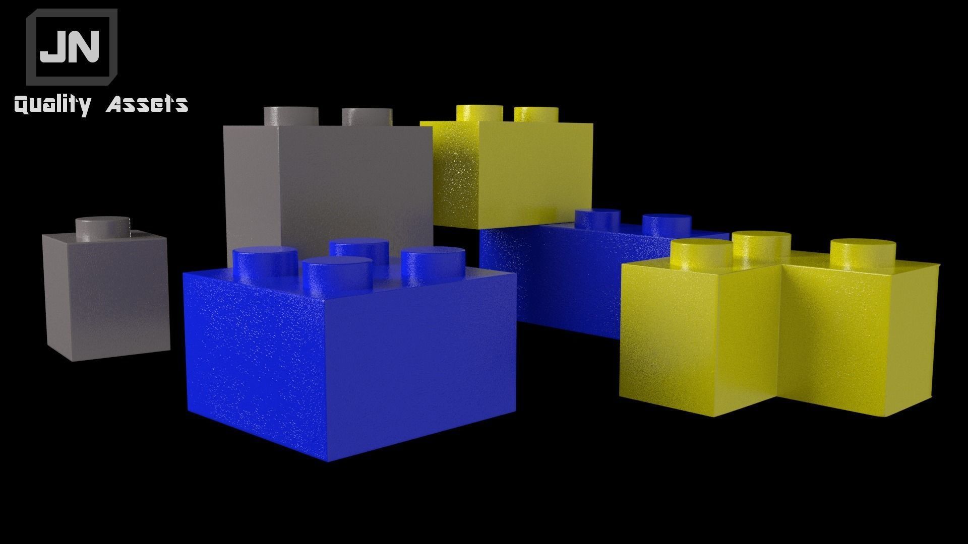 3D model Lego Asset Pack blender File VR / AR / low-poly | CGTrader