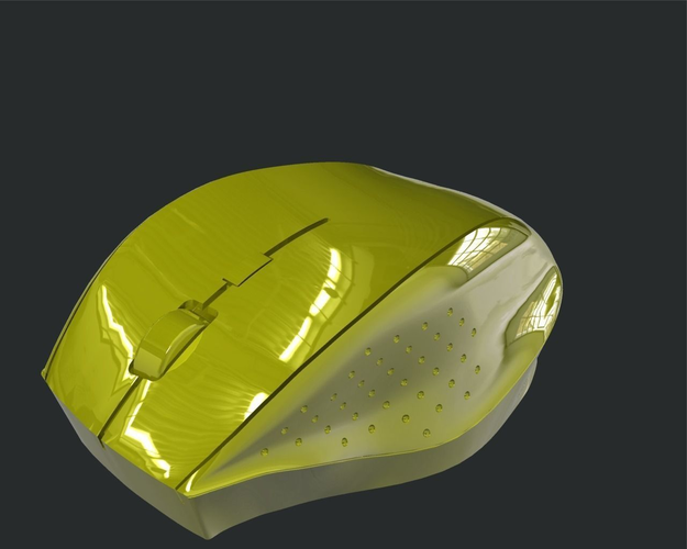 Cordless Optical Mouse 3D model | CGTrader