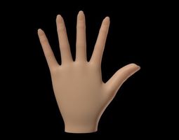 human hand free 3D Model OBJ | CGTrader.com