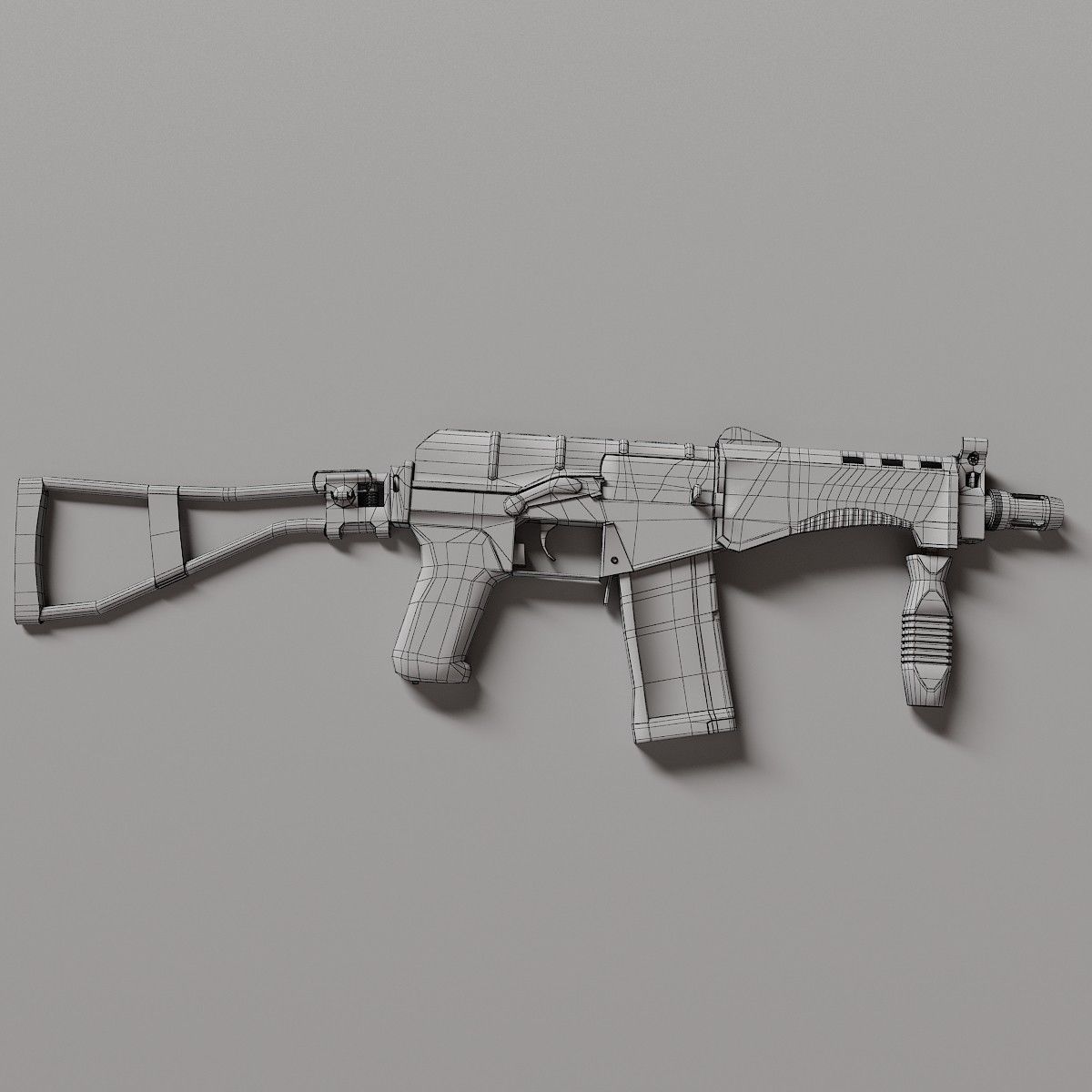 Machine gun cp-3m 3D model | CGTrader