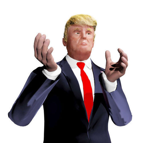 donald trump 3D model | CGTrader