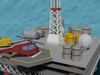 3D model LowPoly Oil platform VR / AR / low-poly | CGTrader