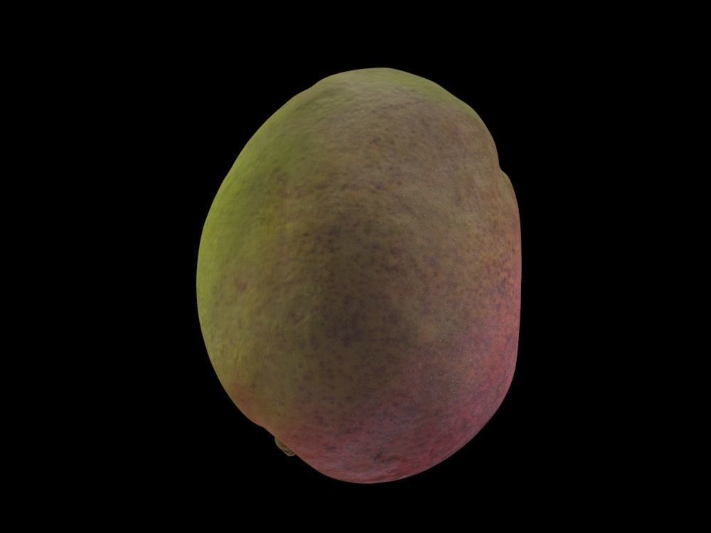 Mango - low poly 3D model | CGTrader