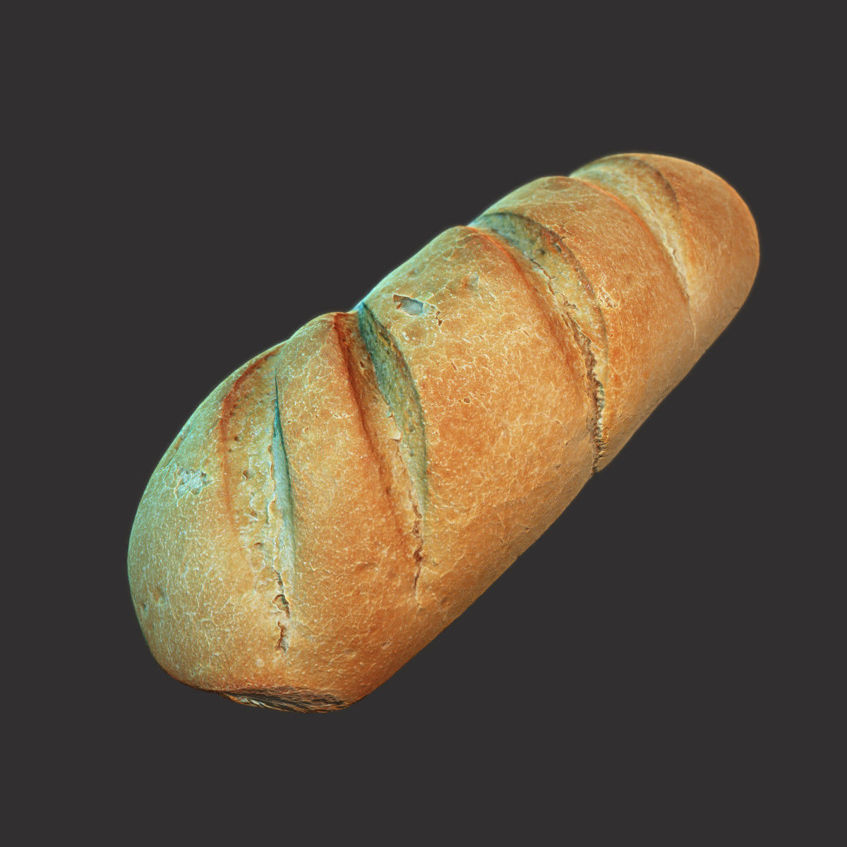 3D model White Loaf of Bread VR / AR / low-poly | CGTrader