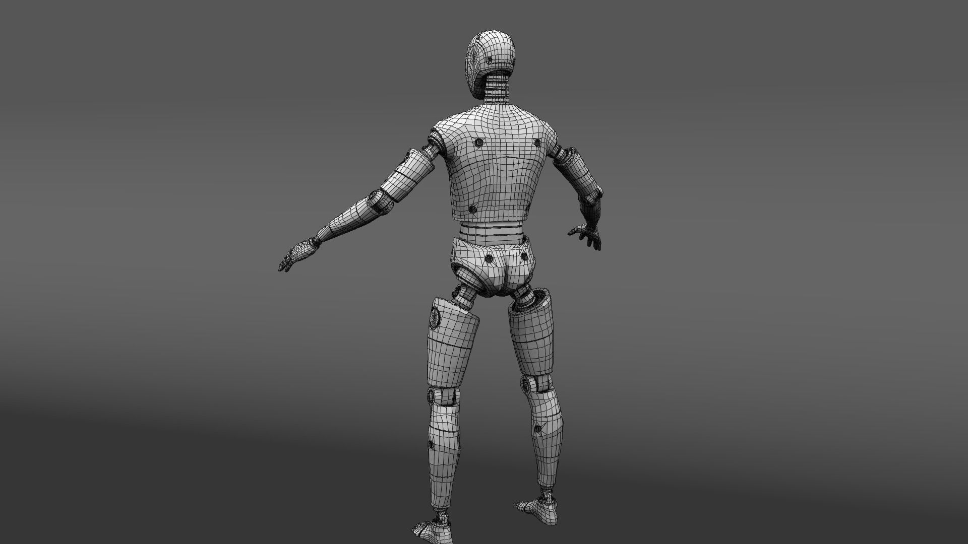 Crash Test Dummy Robot Android 3D model | CGTrader