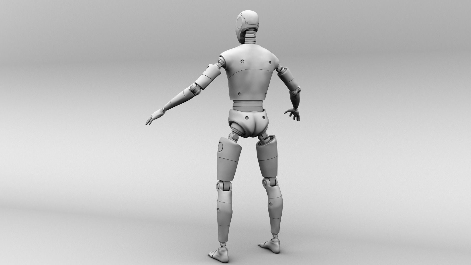 Crash Test Dummy Robot Android 3D model | CGTrader