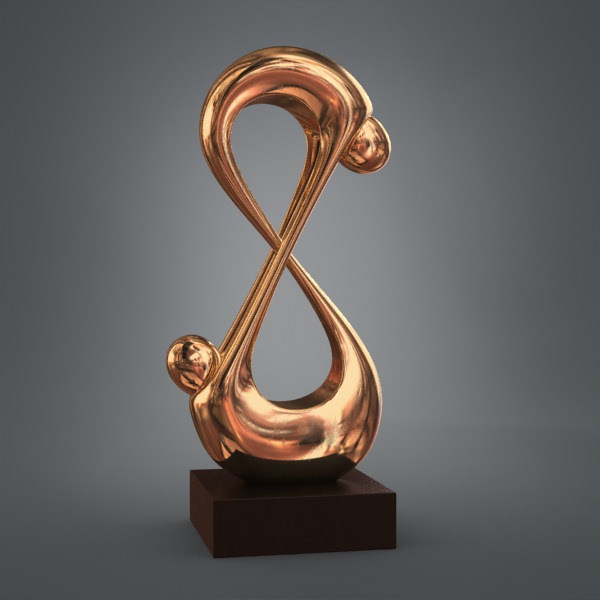 Abstract Figurine 3D model 3D printable | CGTrader