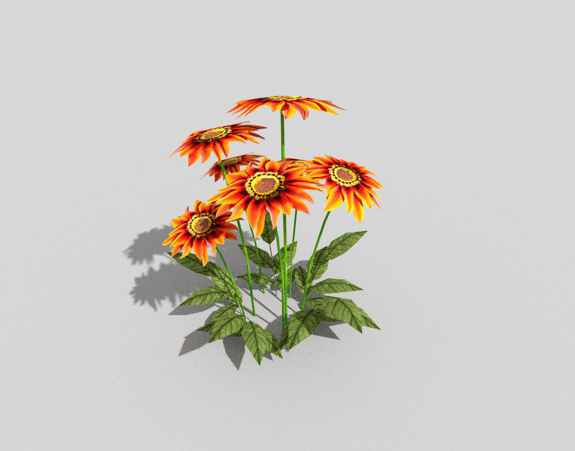 3D model low poly flower VR / AR / low-poly | CGTrader