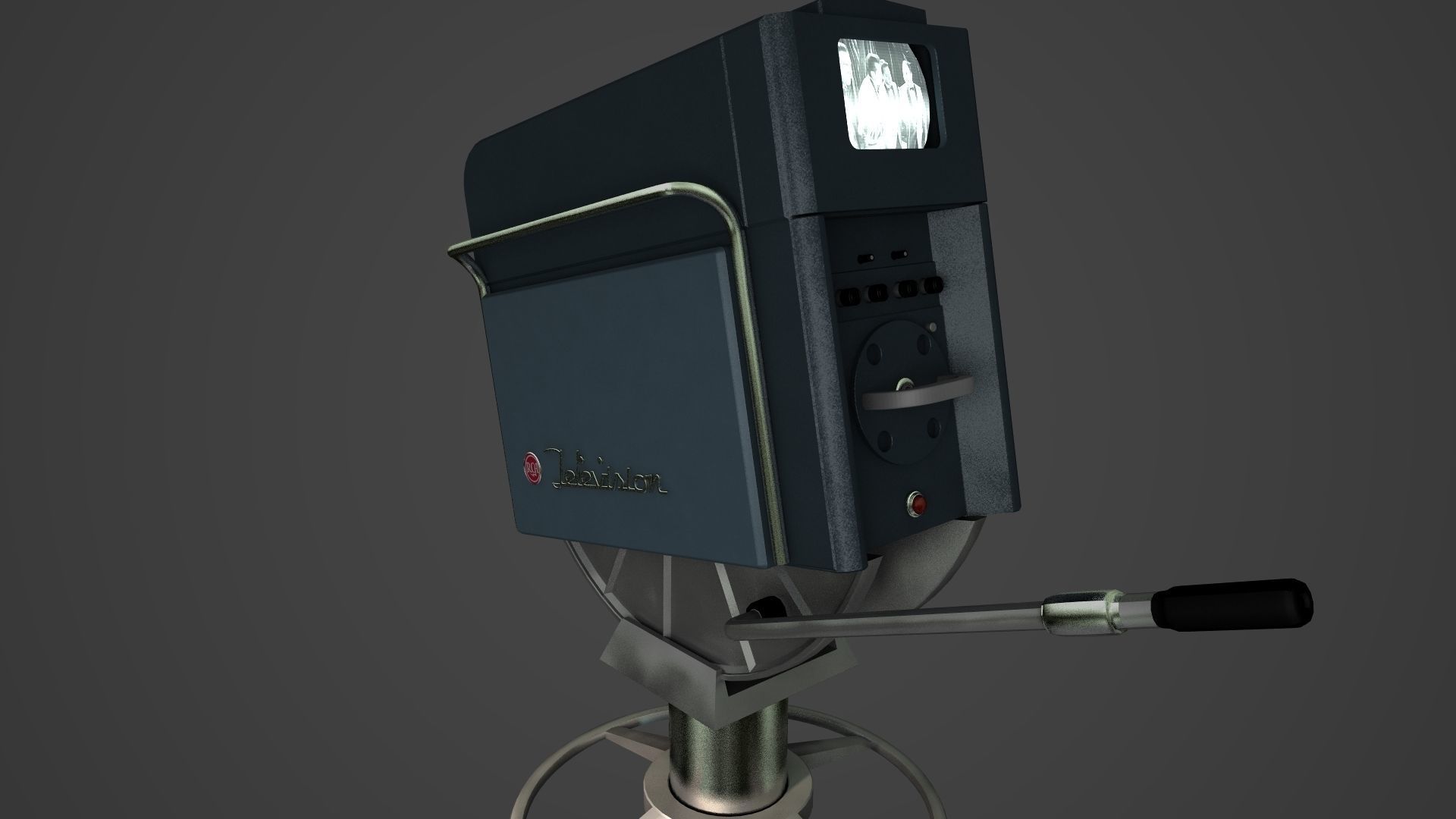 Television Camera RCA TK 11 3D model | CGTrader