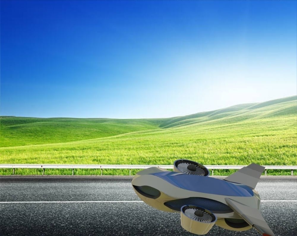 Flying Car - Taihoo 2046 flying concept car 3D model | CGTrader