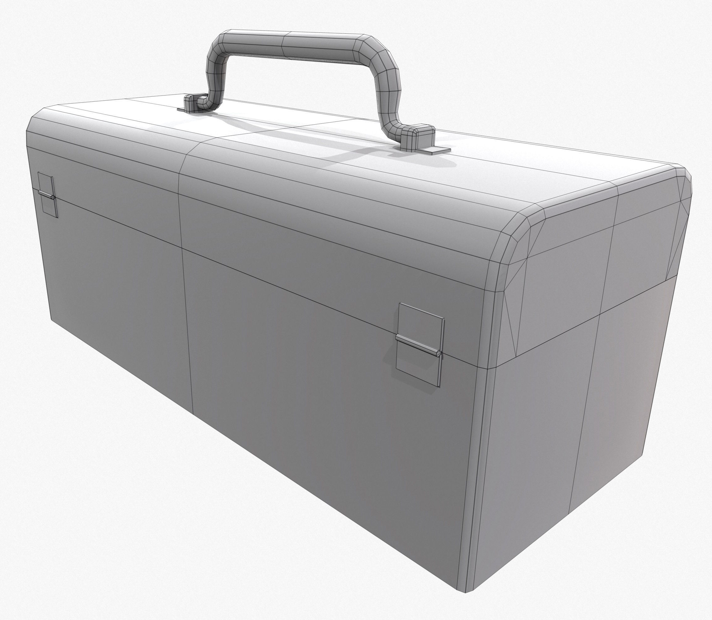 3D model 3D model Retro Toolbox Game Ready PBR Textures VR / AR / low-poly | CGTrader