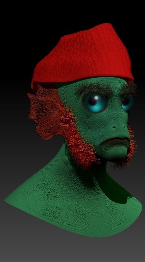 fish man 3D model | CGTrader