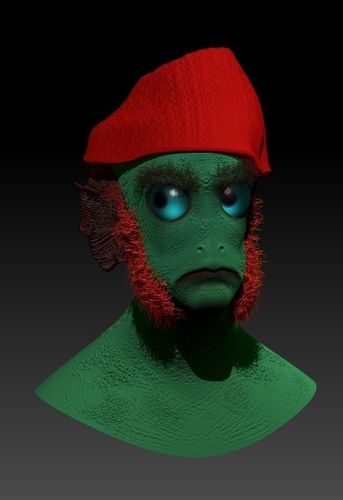 fish man 3D model | CGTrader