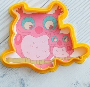Owls cookie cutter for professional free 3D model 3D printable | CGTrader
