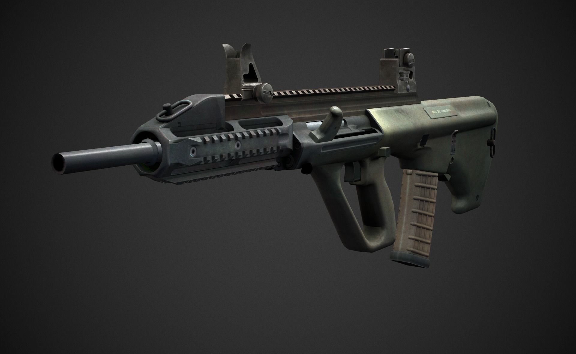 AUG A3 free 3D model | CGTrader