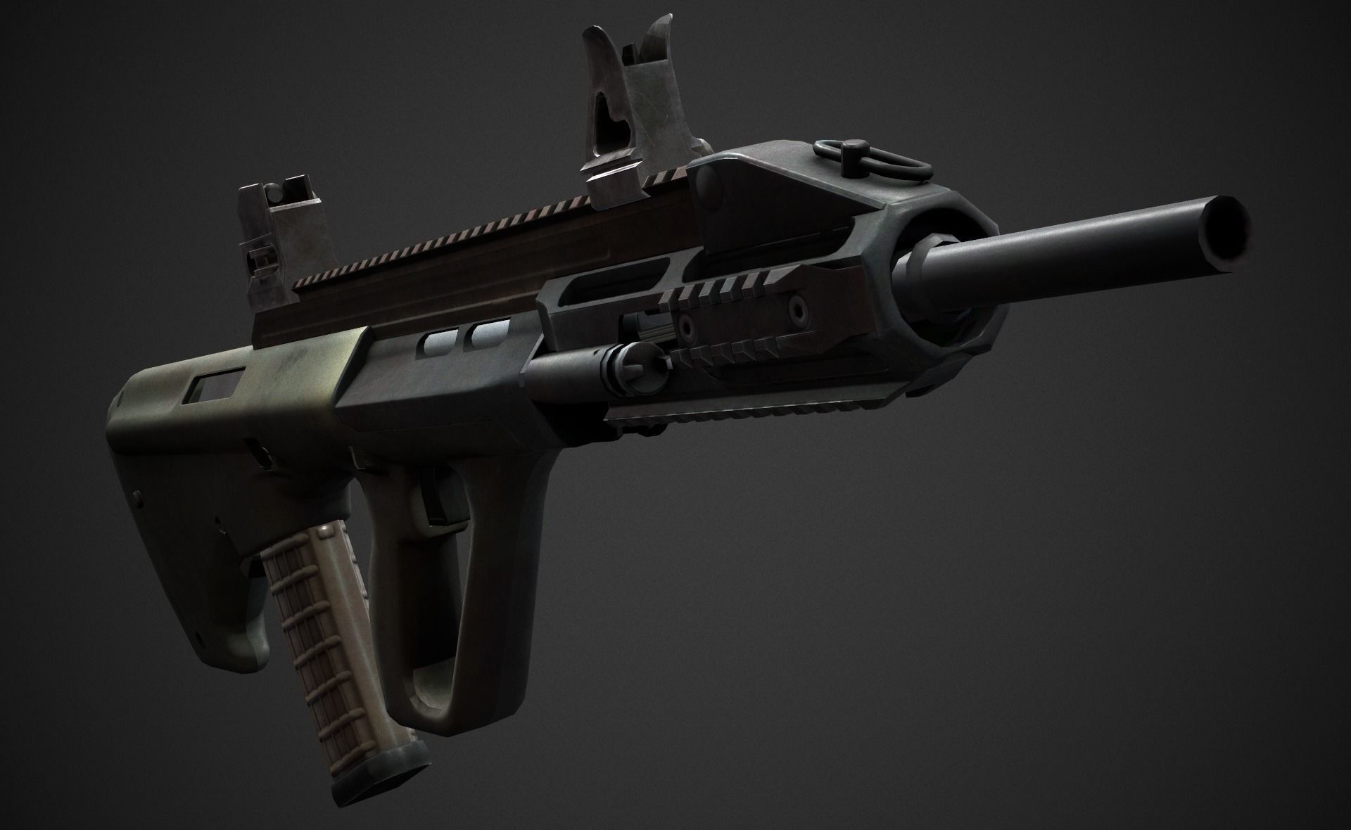 AUG A3 free 3D model | CGTrader