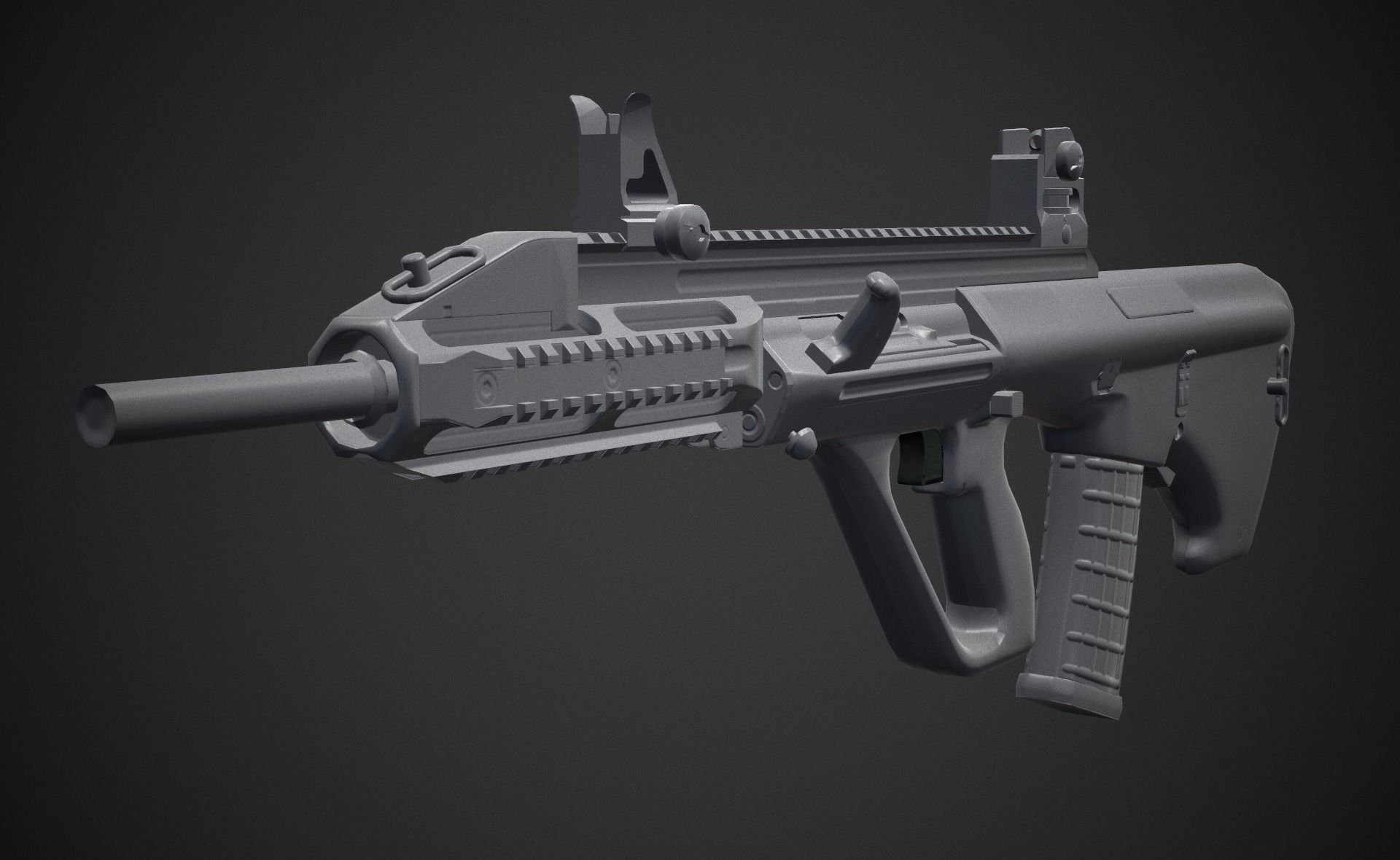 AUG A3 free 3D model | CGTrader