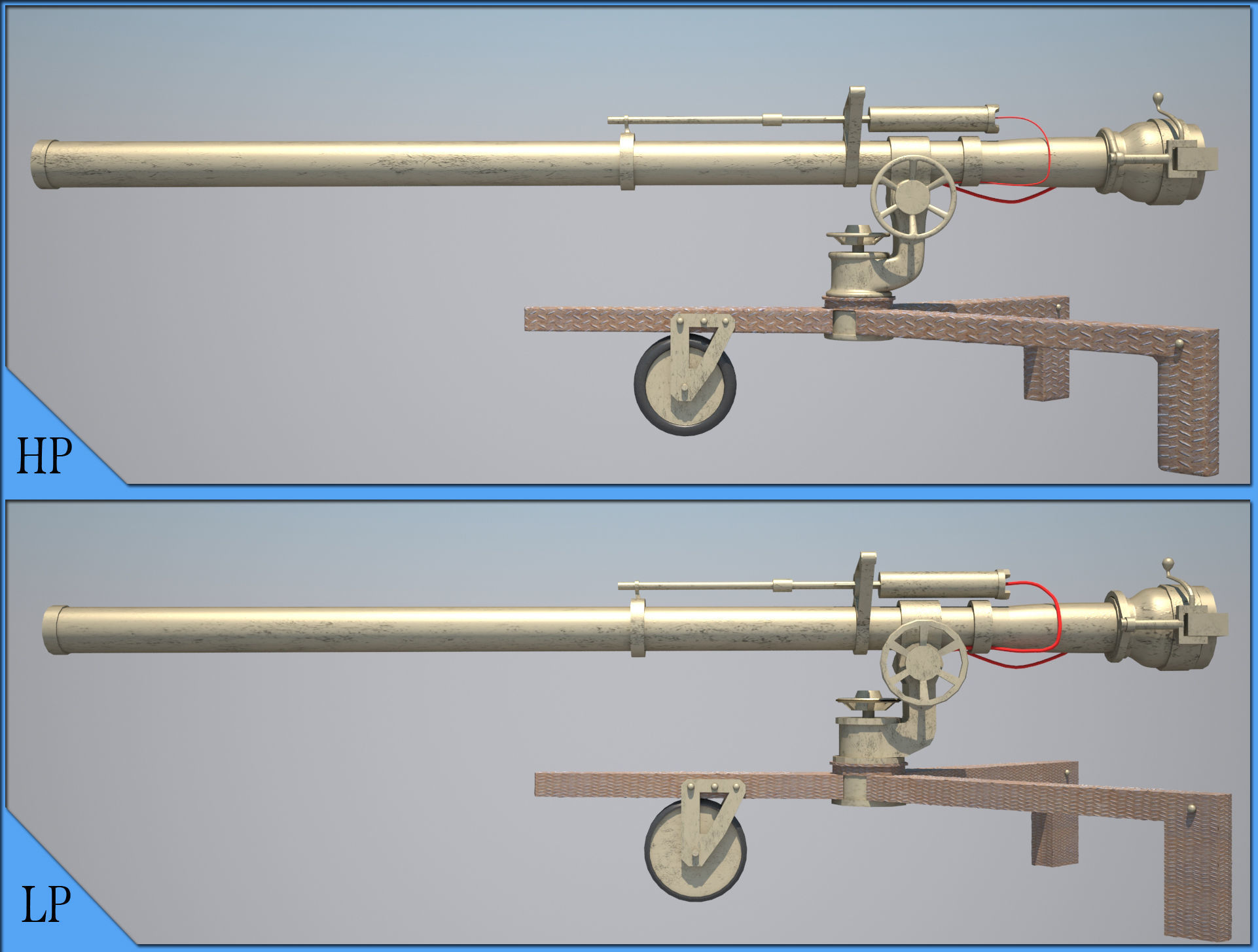 3D model 106mm M40 recoilless rifle VR / AR / low-poly | CGTrader
