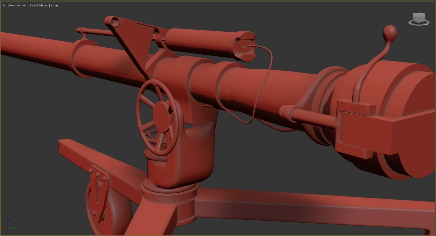 3D model 106mm M40 recoilless rifle VR / AR / low-poly | CGTrader