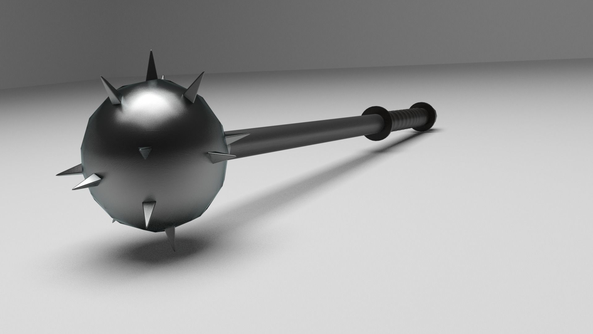 Morning Star Mace free VR / AR / low-poly 3D model | CGTrader