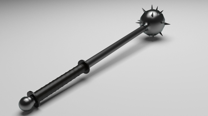 Morning Star Mace free VR / AR / low-poly 3D model | CGTrader