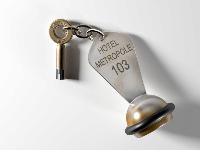 Hotel Metropole Opera Paris Key 3D model | CGTrader