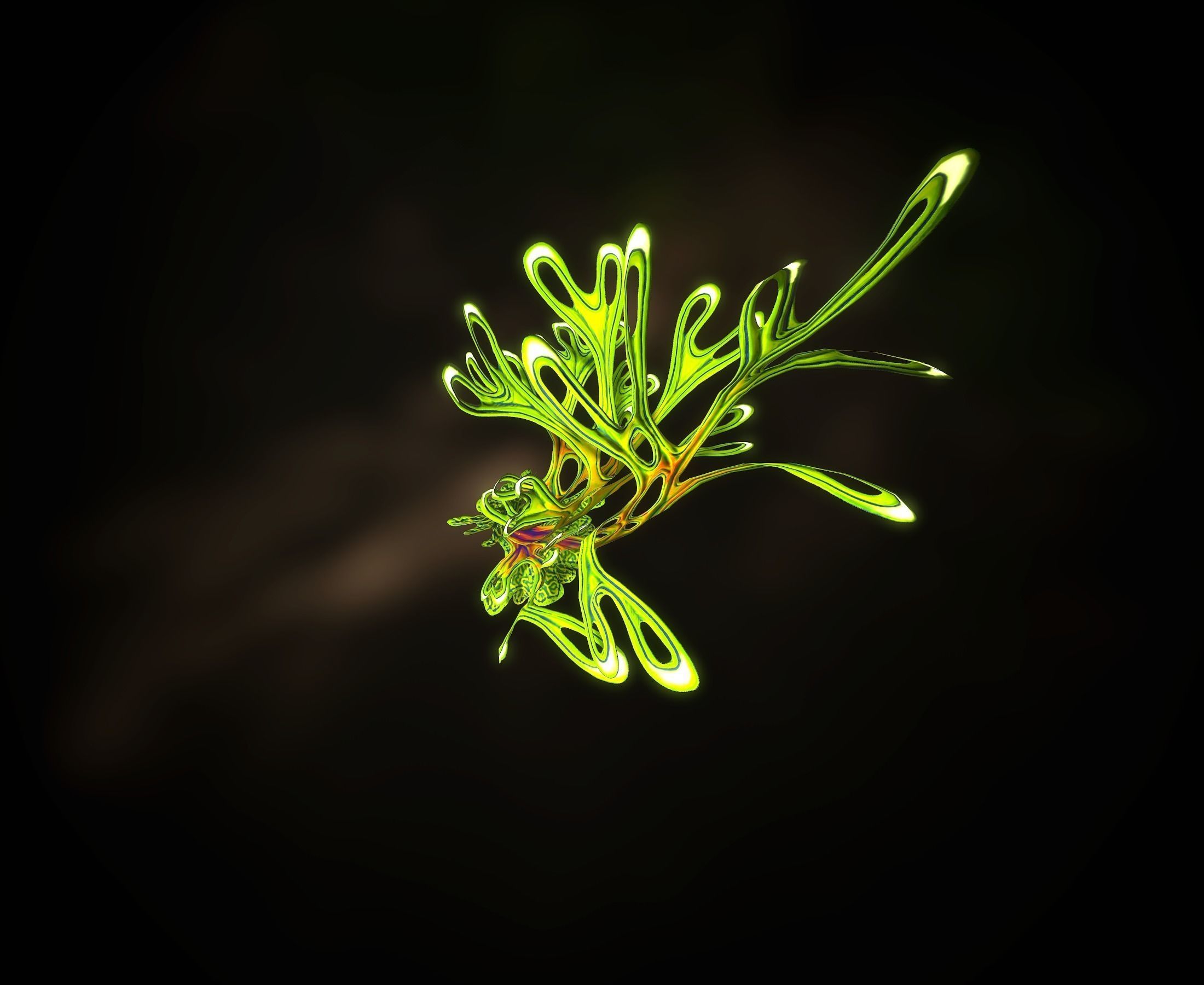 3D model Alien Plant Fern Type 4 VR / AR / low-poly | CGTrader