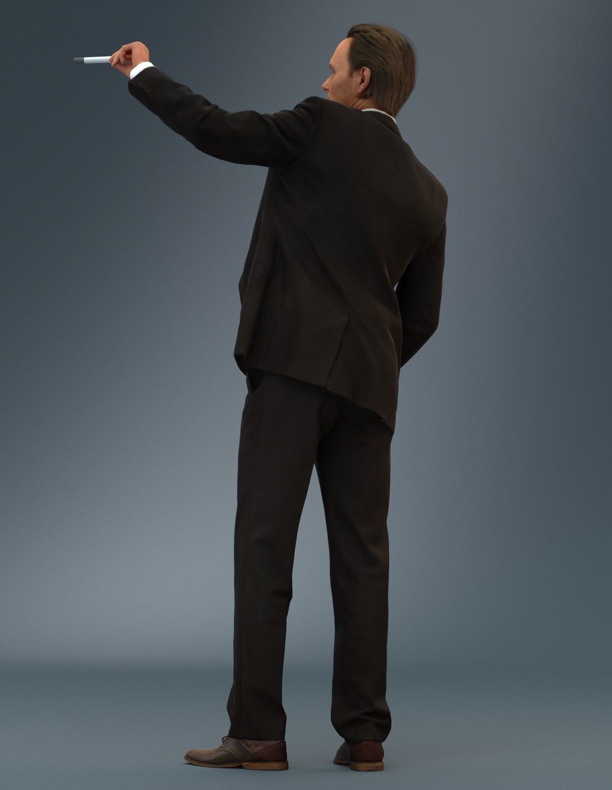 Man in suit giving a presentation 3D model | CGTrader
