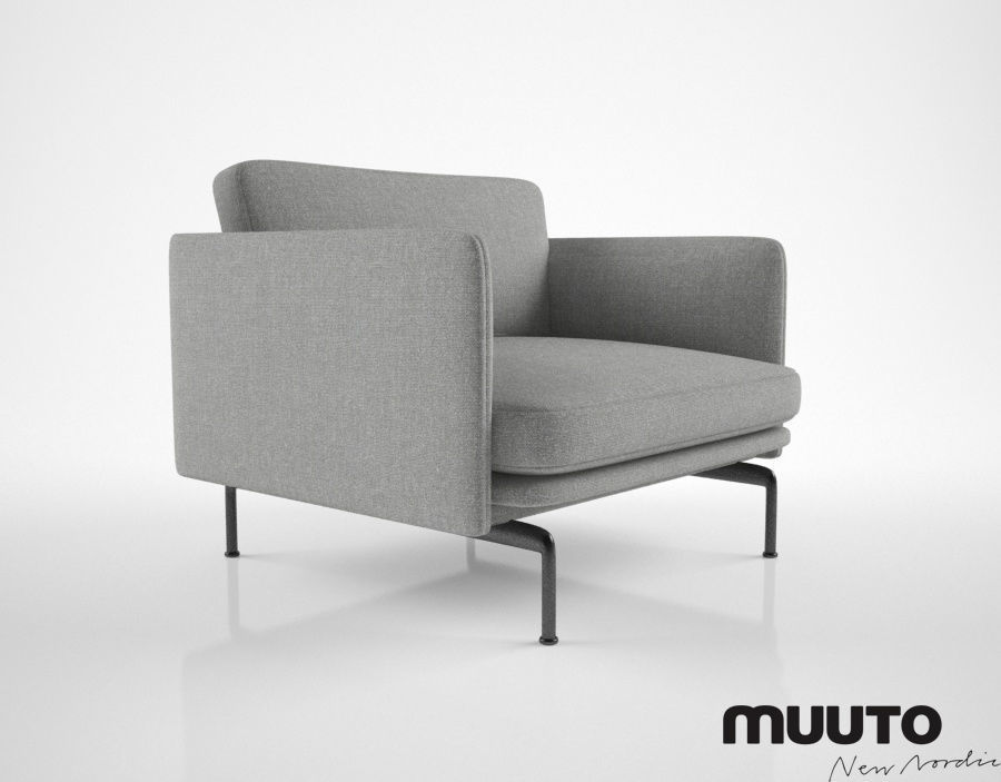 Muuto Outline chair 3D model | CGTrader