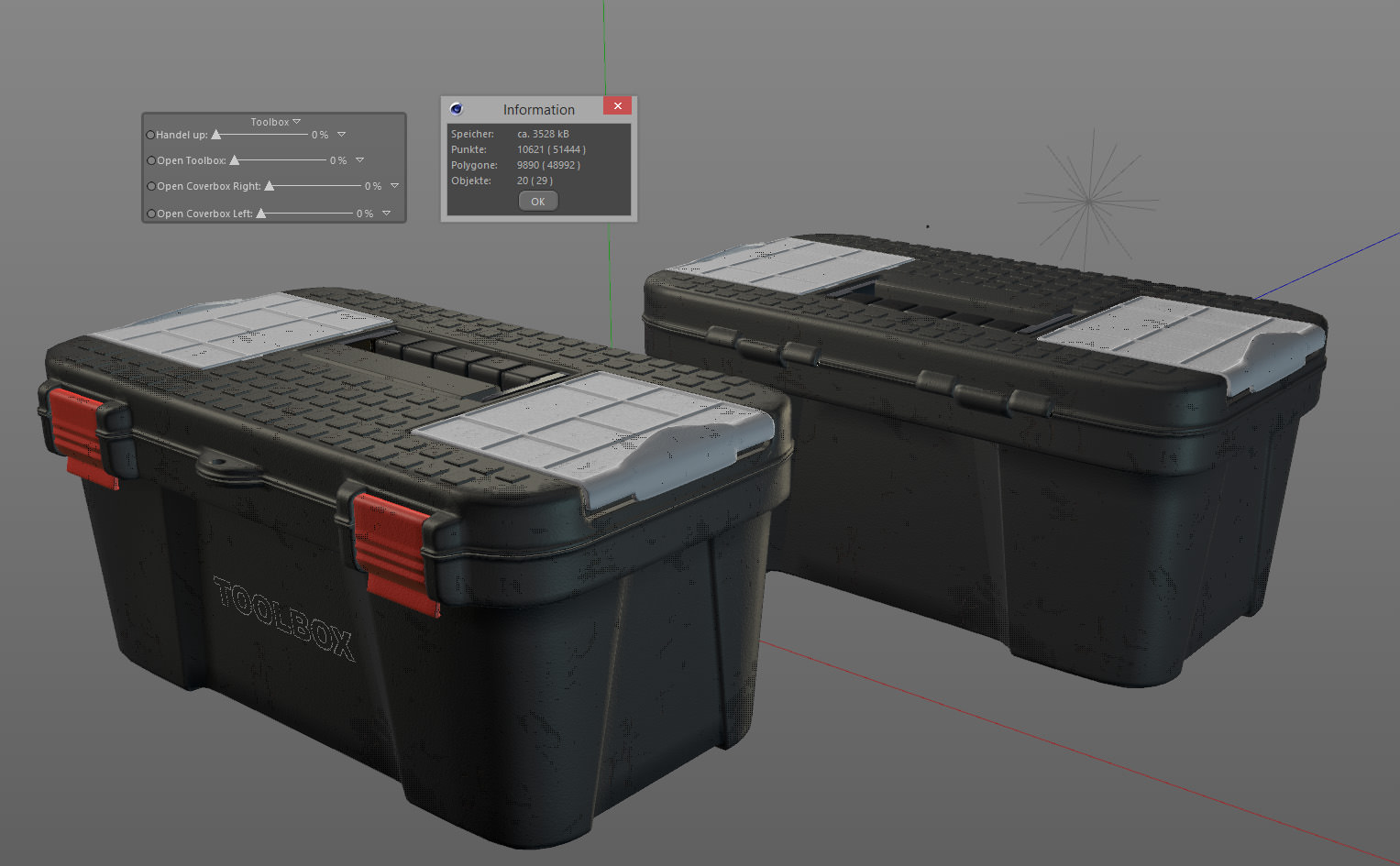 Toolbox animation ready 3D model rigged | CGTrader