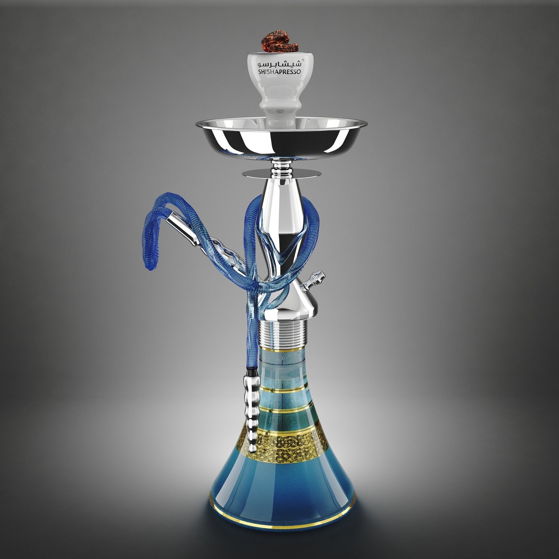 Shisha hookah 3D model | CGTrader