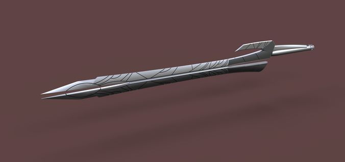 Sword of Gamora from Guardians of the Galaxy 3D model | CGTrader