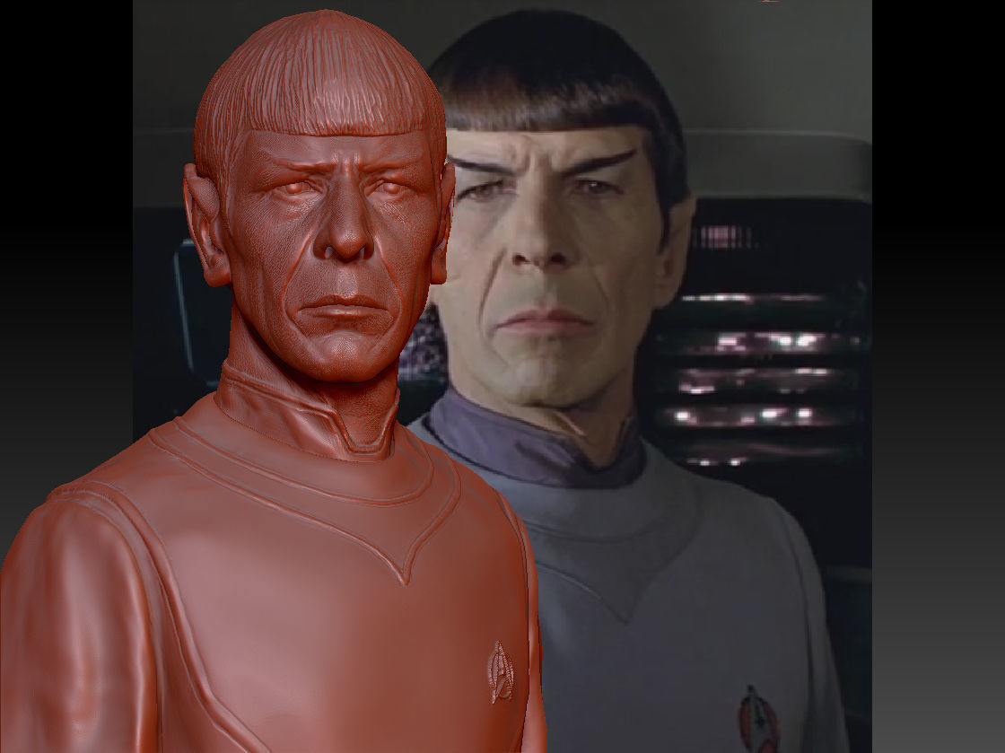 mr Spock bust Leonard Nimoy Star Trek 3D model 3D printable | CGTrader