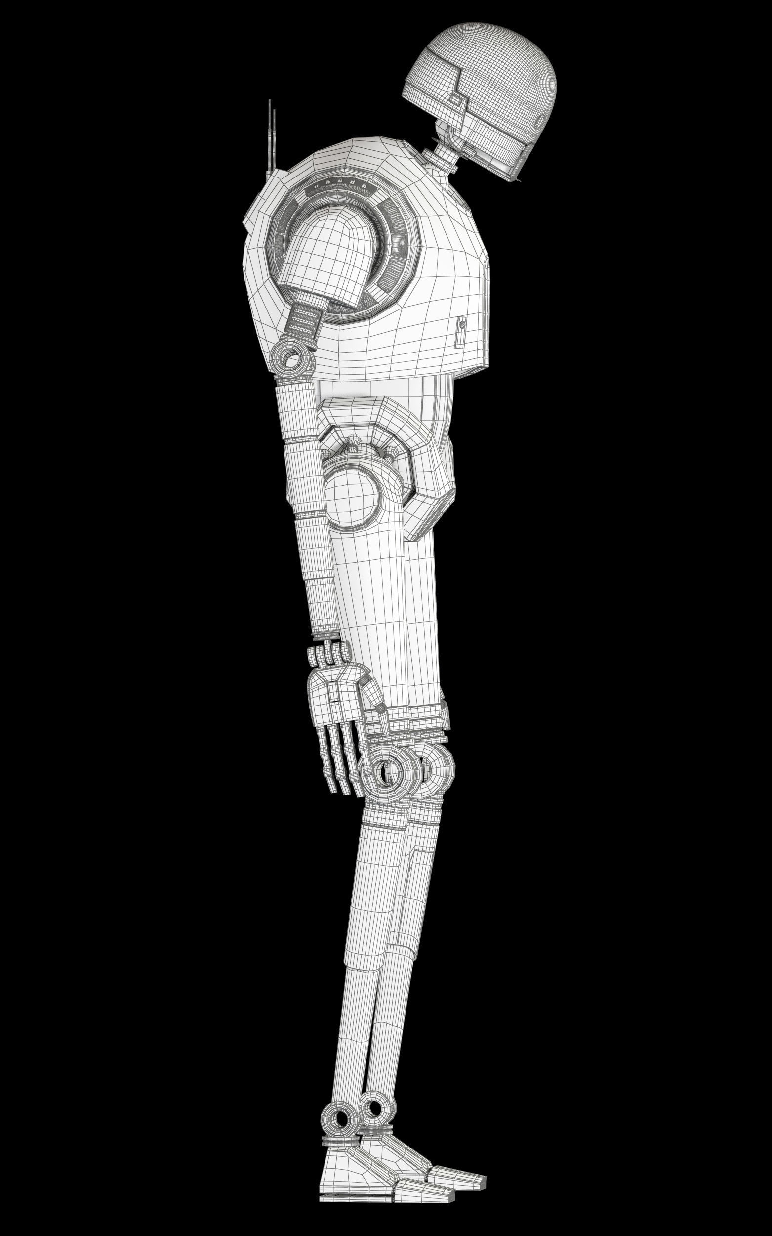 K-2SO Star Wars Droid 3D model | CGTrader