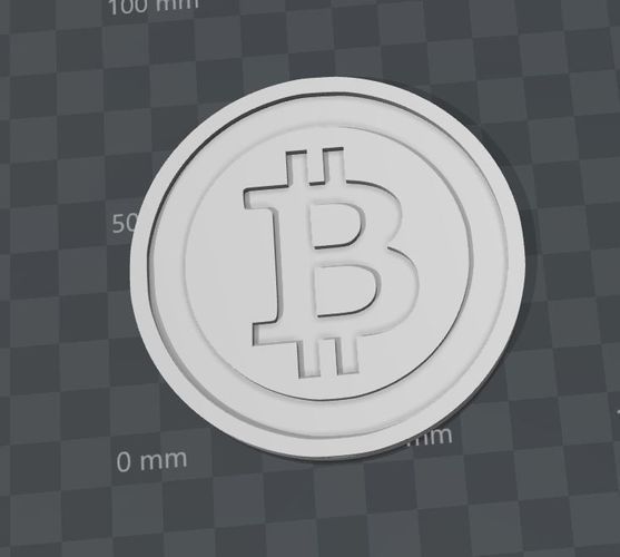 Bitcoin 3D model 3D printable | CGTrader