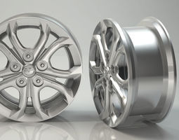 Steel rim 3D Printing Models | CGTrader