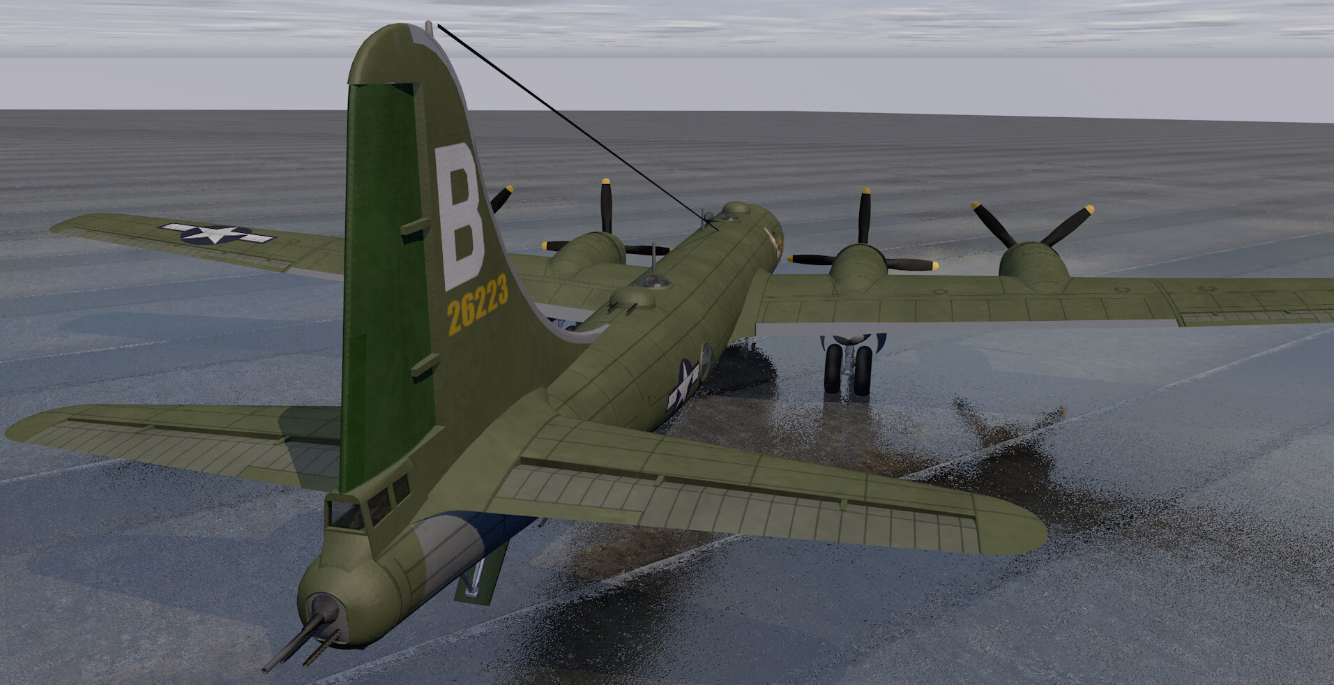 Boeing B-29 Superfortress 3D model | CGTrader