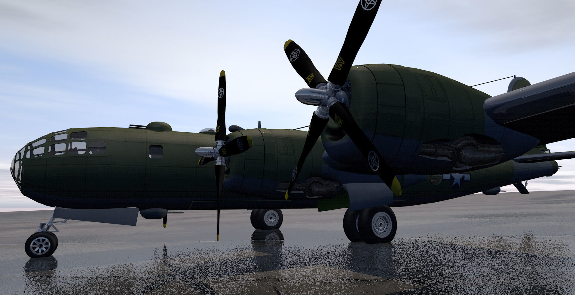 Boeing B-29 Superfortress 3D model | CGTrader