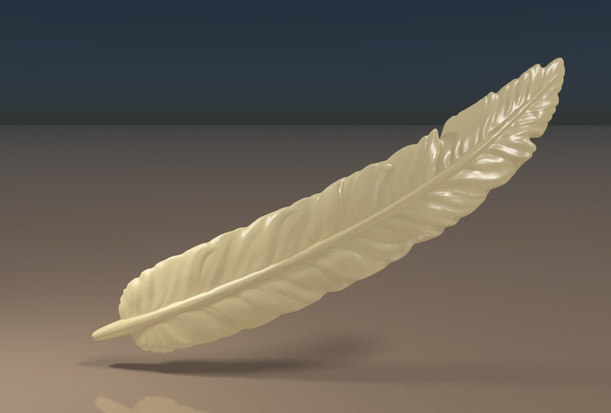 Feather sword 3D model 3D printable | CGTrader