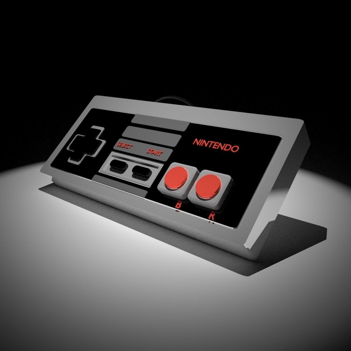 Nintendo NES 3D model | CGTrader