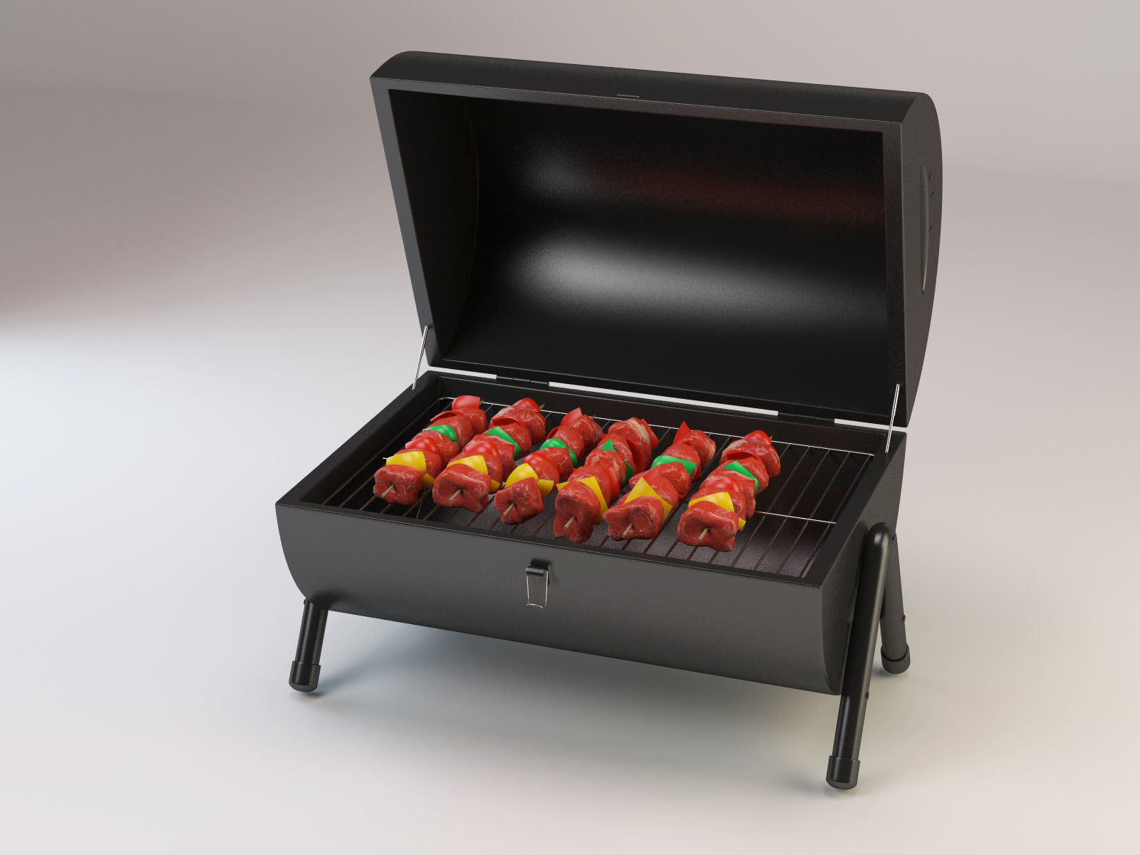 Shish kebab 3D model | CGTrader