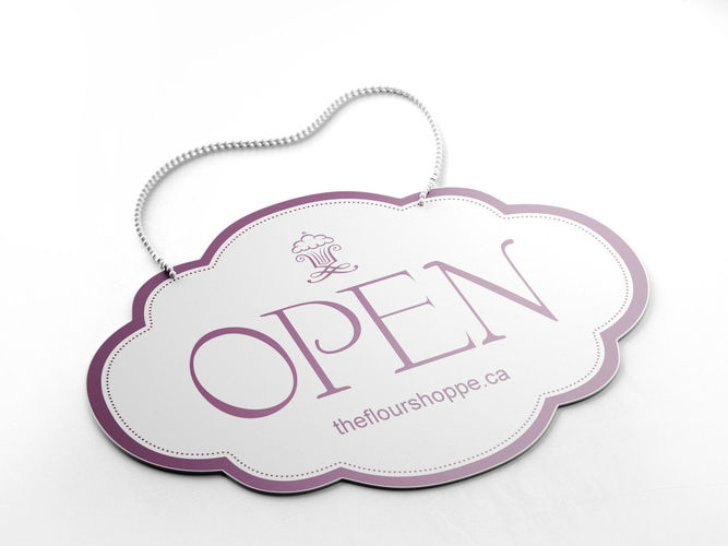 Open Sign Board 3D model | CGTrader