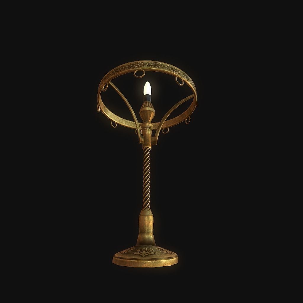 3D model Old Lamp pbr VR / AR / low-poly | CGTrader