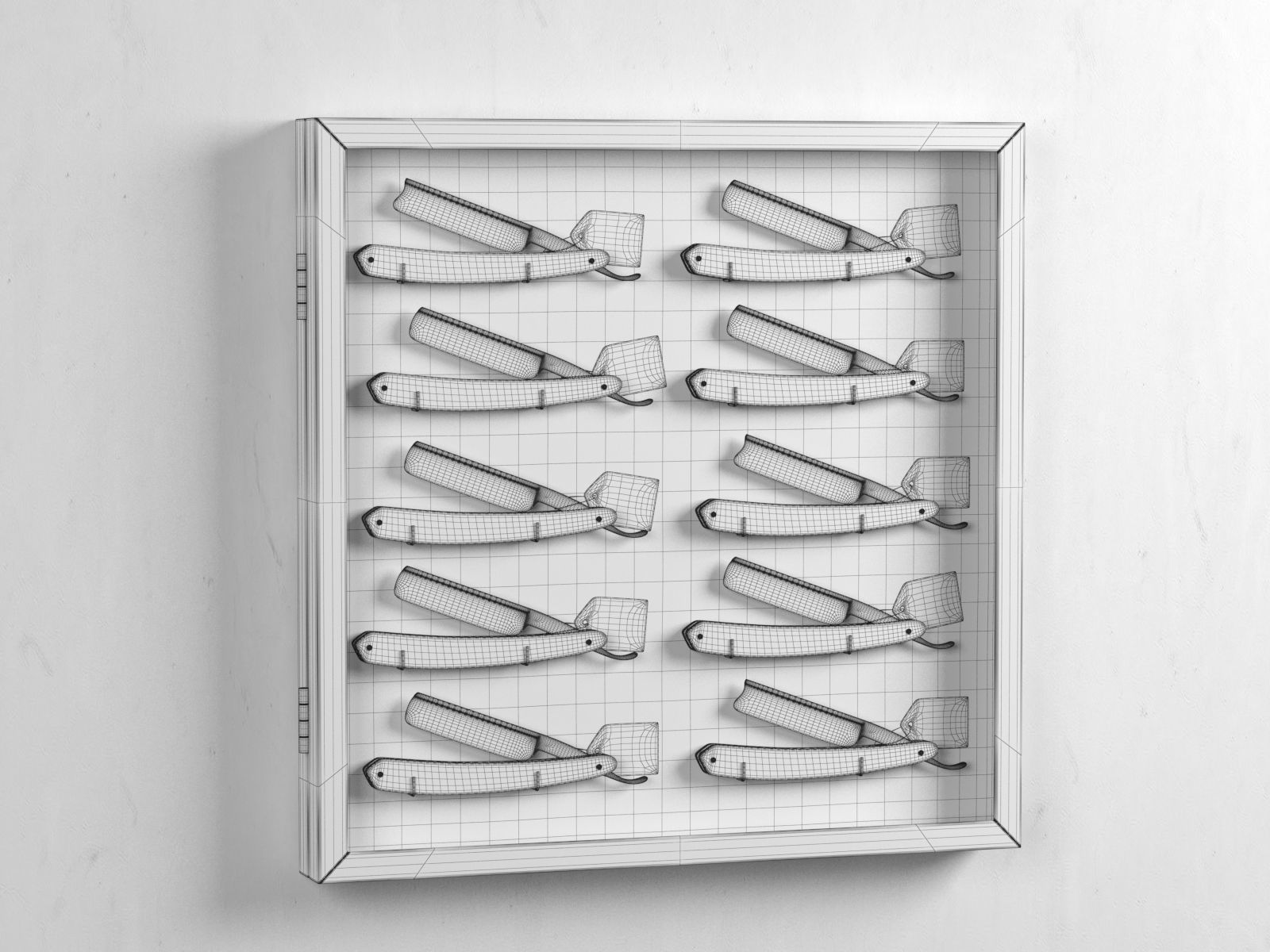 Straight Razors Collection 3D model | CGTrader