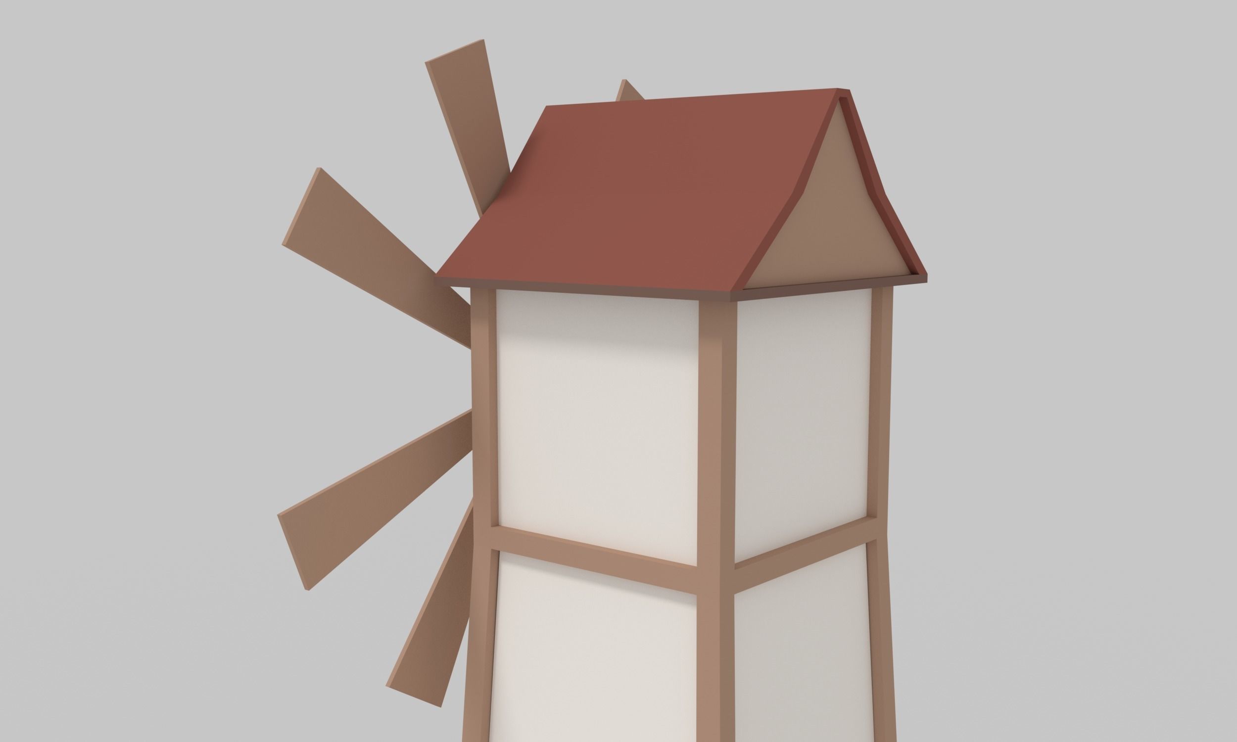 3D model LowPoly Windmill VR / AR / low-poly | CGTrader