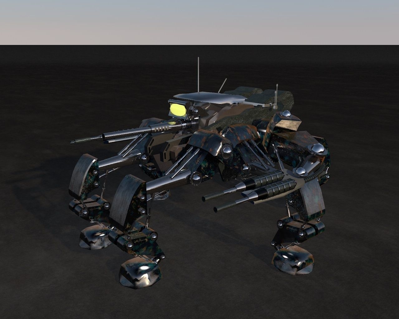 Heavy Droid 3D model rigged | CGTrader