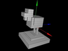 Minecraft Chicken Statue 3D model 3D printable | CGTrader