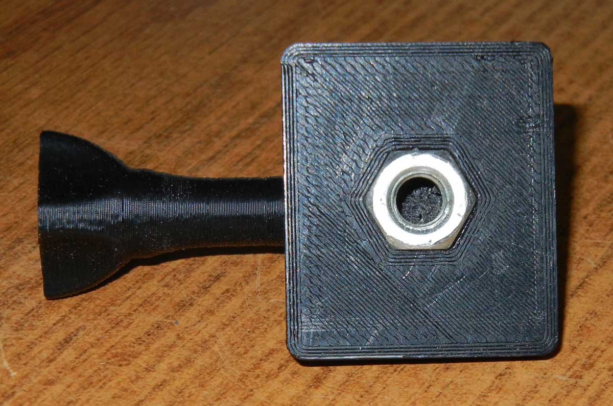 GoPro Tripod Mount 3D Model 3D printable STL - CGTrader.com