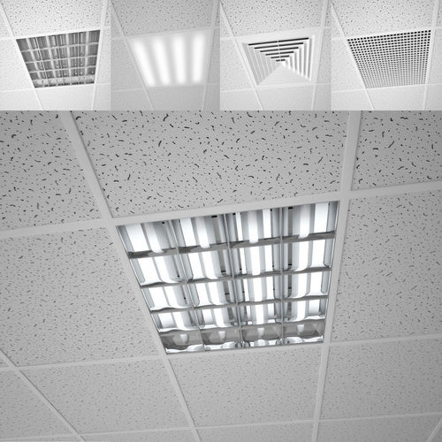 Modular ceiling 3D model | CGTrader
