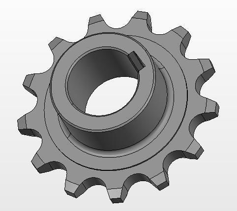 Chain wheel 89451013type 3D model | CGTrader